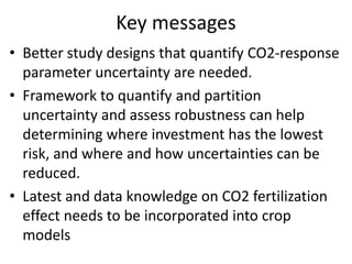 JRV – Narrowing CO2 uncertainty in projections of climate change impacts and adaptation | PPT