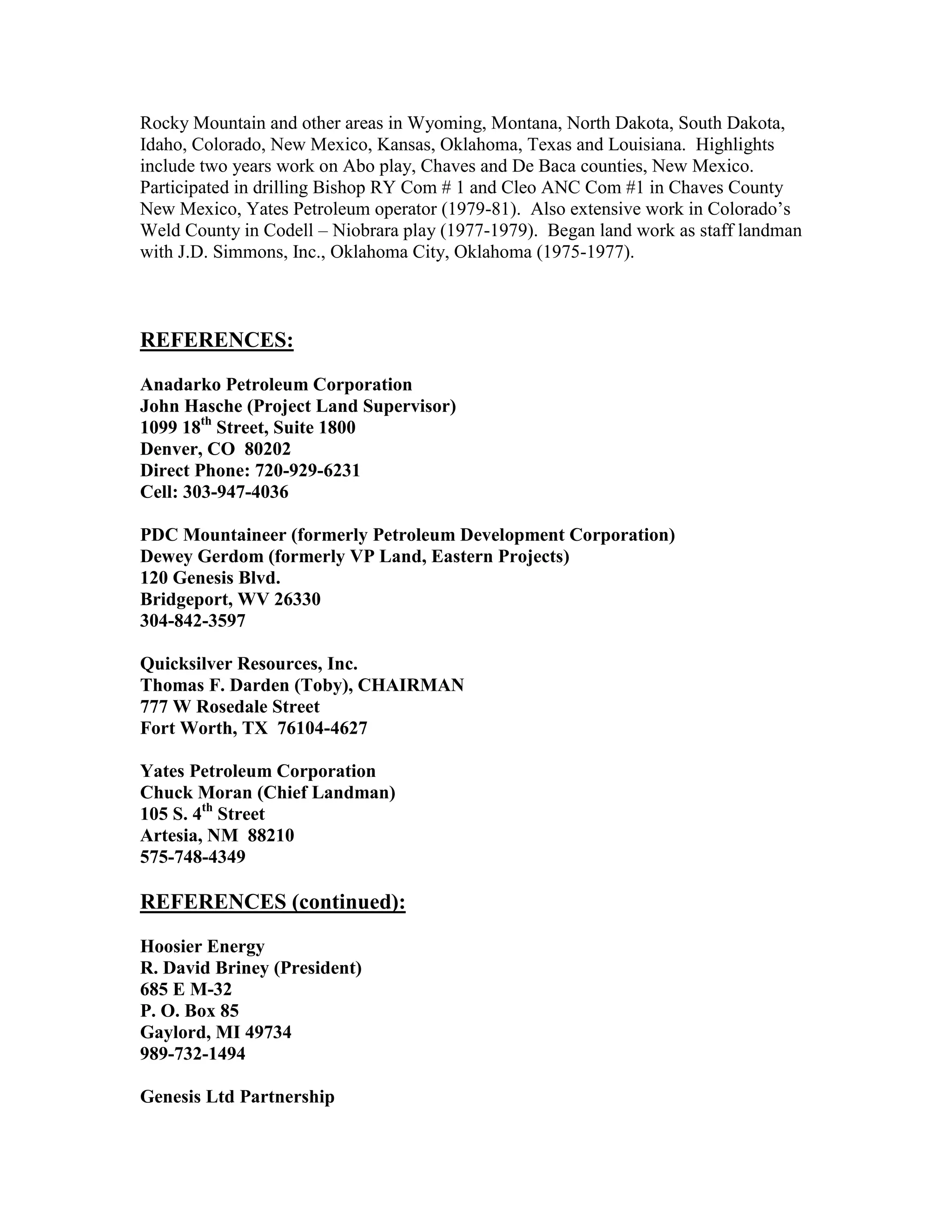 James Vandiver Resume | PDF