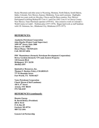 James Vandiver Resume | PDF