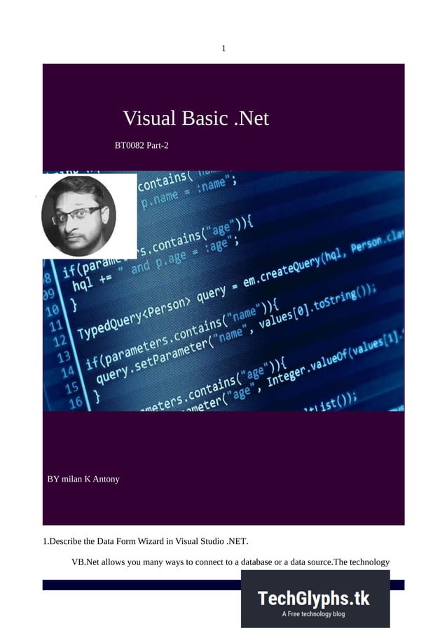 Bt0082 visual basic2 | PDF