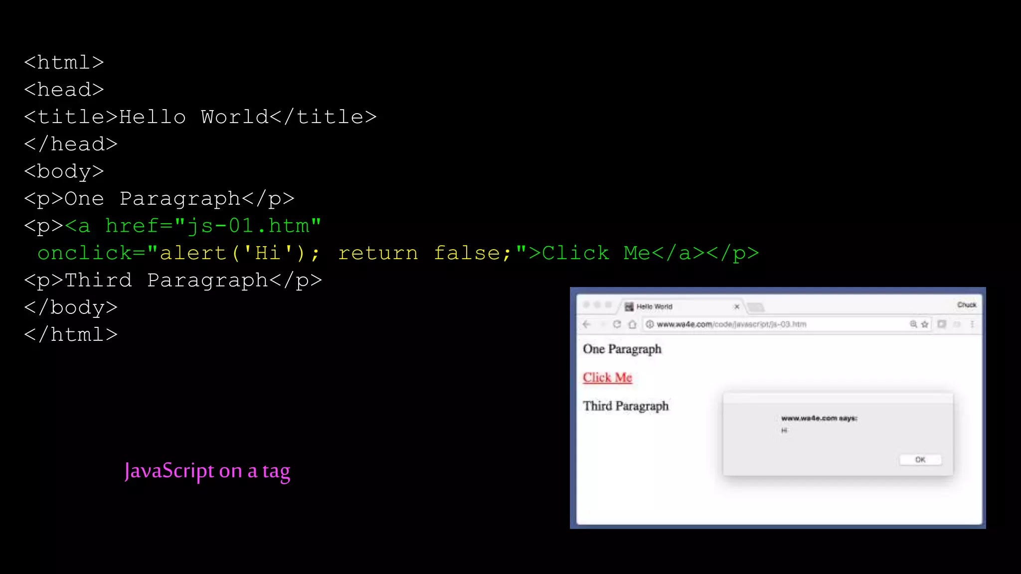 JavaScript Basics with baby steps | PPT | Web Development | Internet