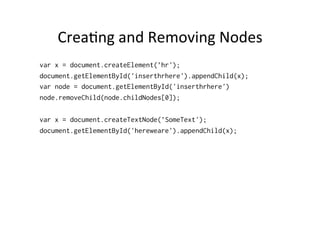 JavaScript and DOM | PDF