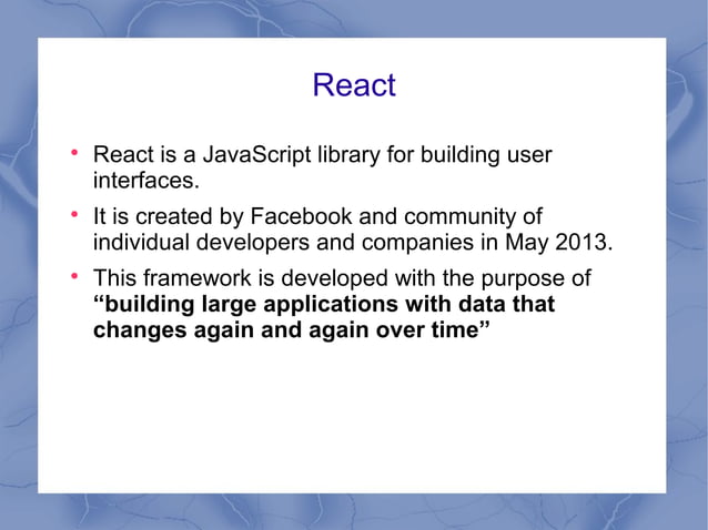 Js frameworks | PPT | Free Download