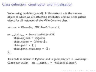 JavaScript Miller Columns | PDF