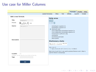 JavaScript Miller Columns | PPT