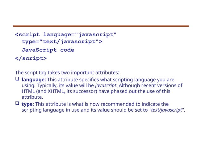 basics of javascript and fundamentals ppt | PPT