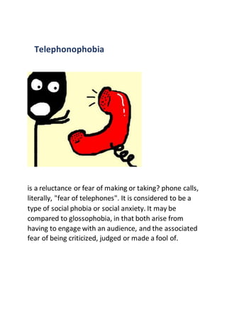 Phobia Of Computer | PDF