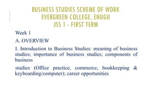 JSS 1 (year 7) Business studies Slides.pptx