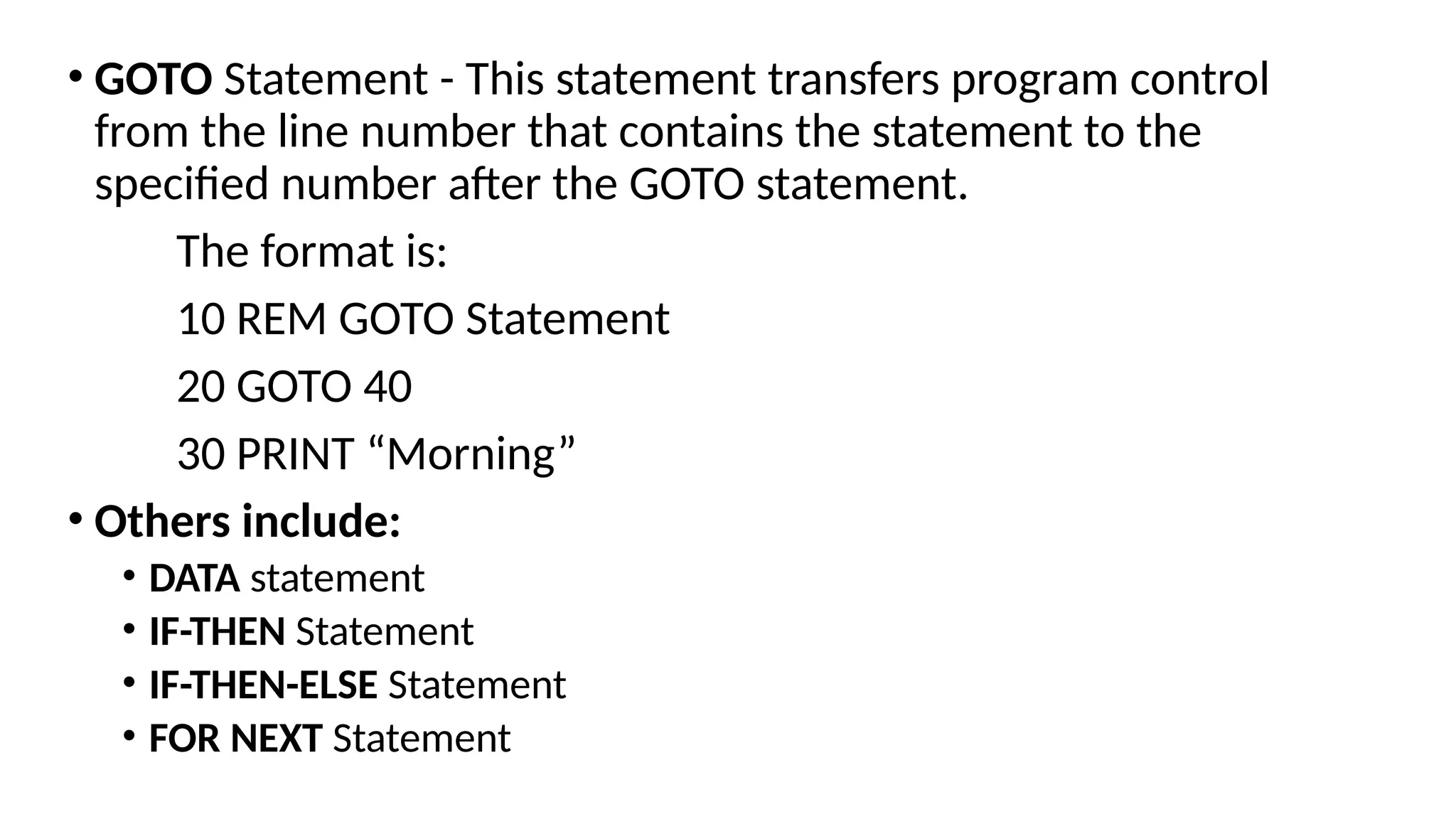 BASIC programming language presentation.pptx | Free Download