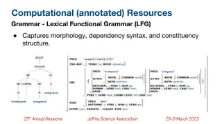 Tamil Language Computing: The present and the Future | PPT