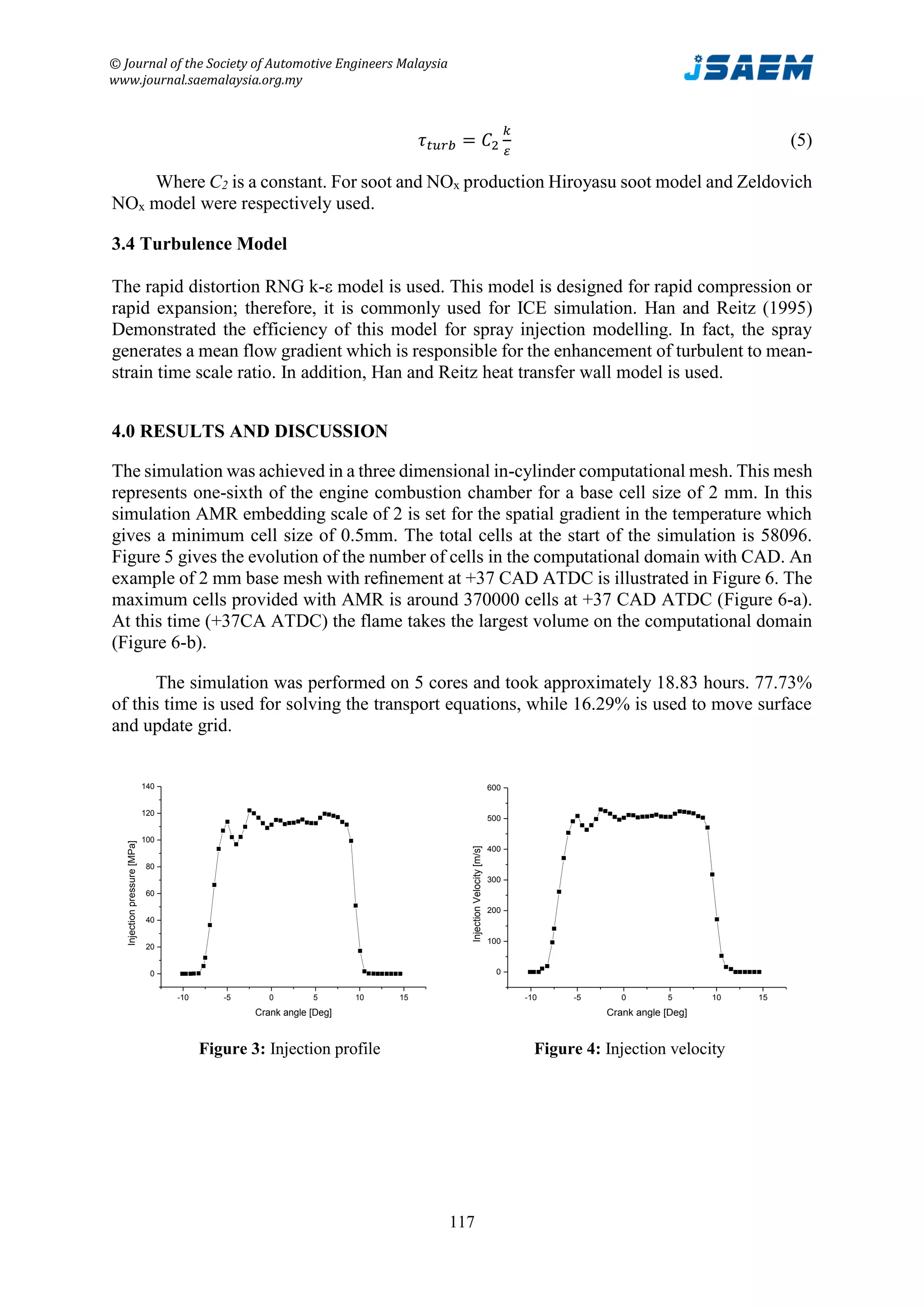 Numerical Simulation Of Combustion Behavior Of Di Diesel Engine With Conjunction Of Amr And