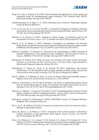 Numerical Simulation of Combustion Behavior of DI Diesel Engine with ...
