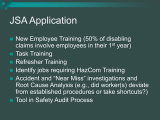 JSA_For_MINERS_Penn_State_9-10.ppt