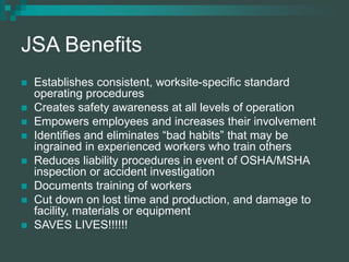 JSA_For_MINERS_Penn_State_9-10.ppt