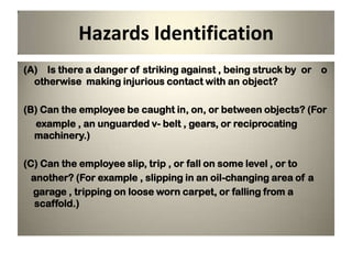 JSA- SAFETY ASSESSMENT | PPTX