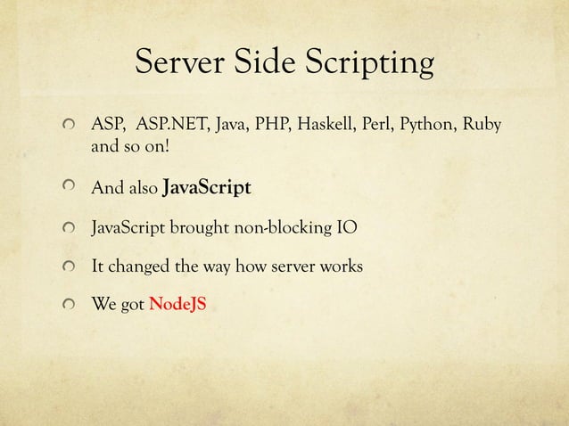 Server Side Apocalypse, JS | PPT