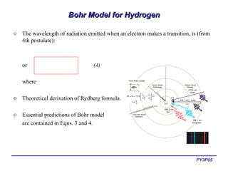 Atomic Spectroscopy and NucleaSimplest Atomic Spectrum: Hydrogenr | PPT