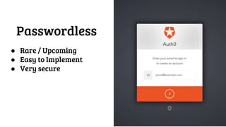 JS authentication with auth0 | PPTX