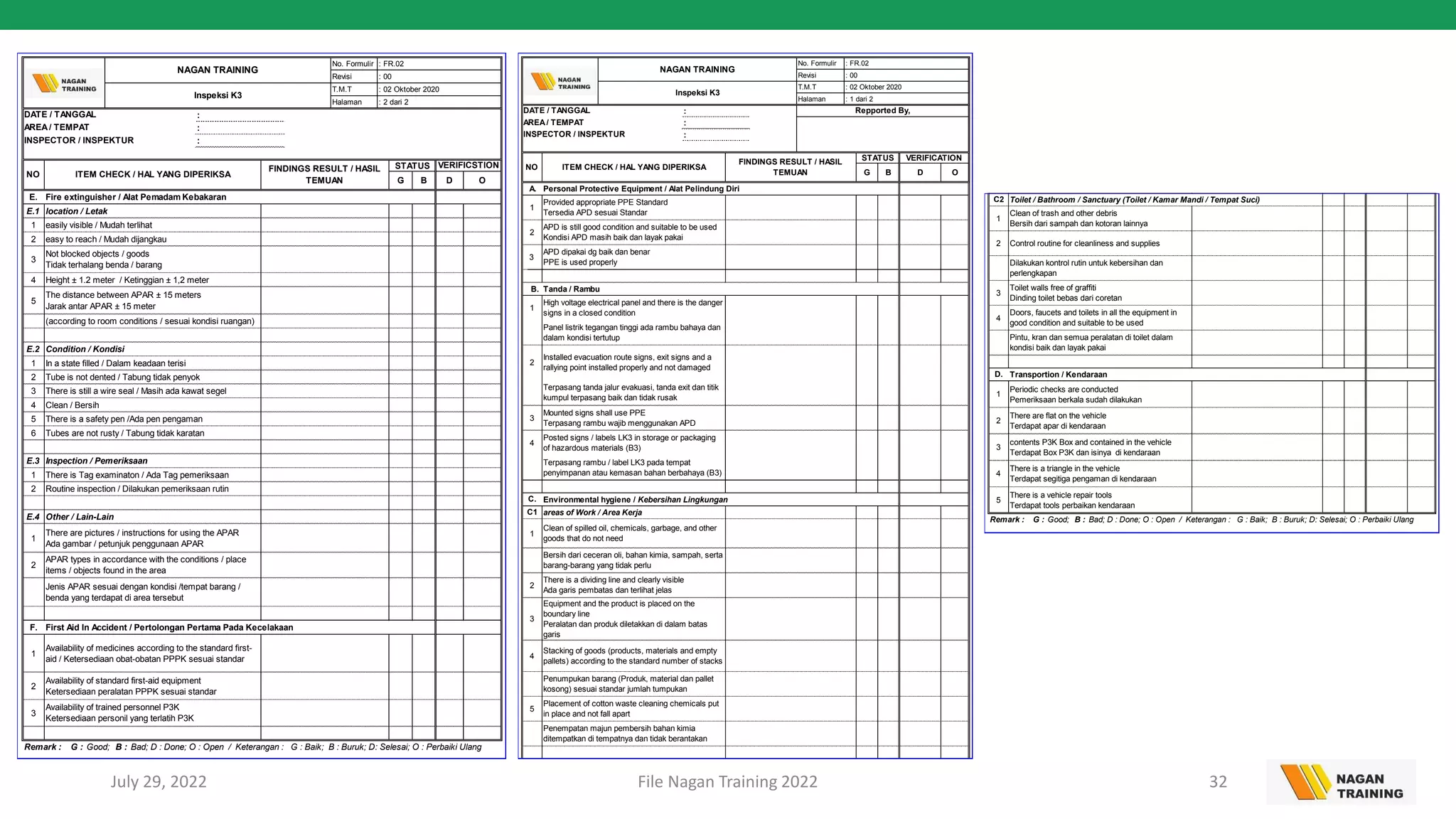 JSA, Work Permit, Inspeksi K3.pdf