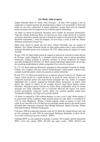 JS Bach | PDF
