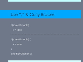 Js c1 best practices | PPT