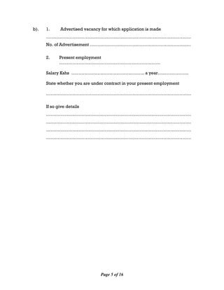 Jsc 2 application for employement form non public servants | PDF