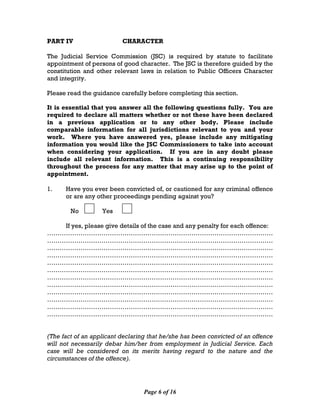 Jsc 2 application for employement form non public servants | PDF