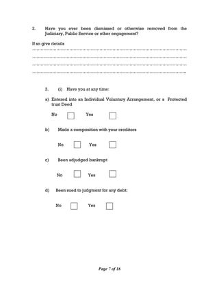 Jsc 2 application for employement form non public servants | PDF
