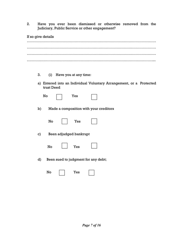 Jsc 2 application for employement form non public servants | PDF