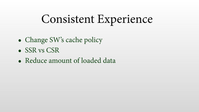 The modern PWA Cheat Sheet | PPT