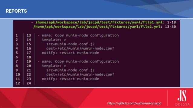 Copy Paste Detector For Source Code On Javascript