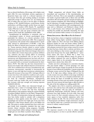 Body composition and Military Performance | PDF