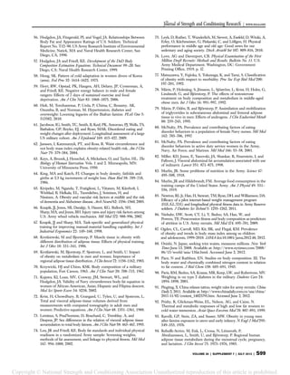 Body composition and Military Performance | PDF