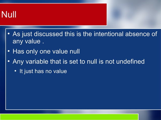 JavaScript Data Types | PPT