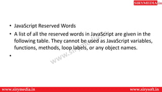 Js datatypes | PPT