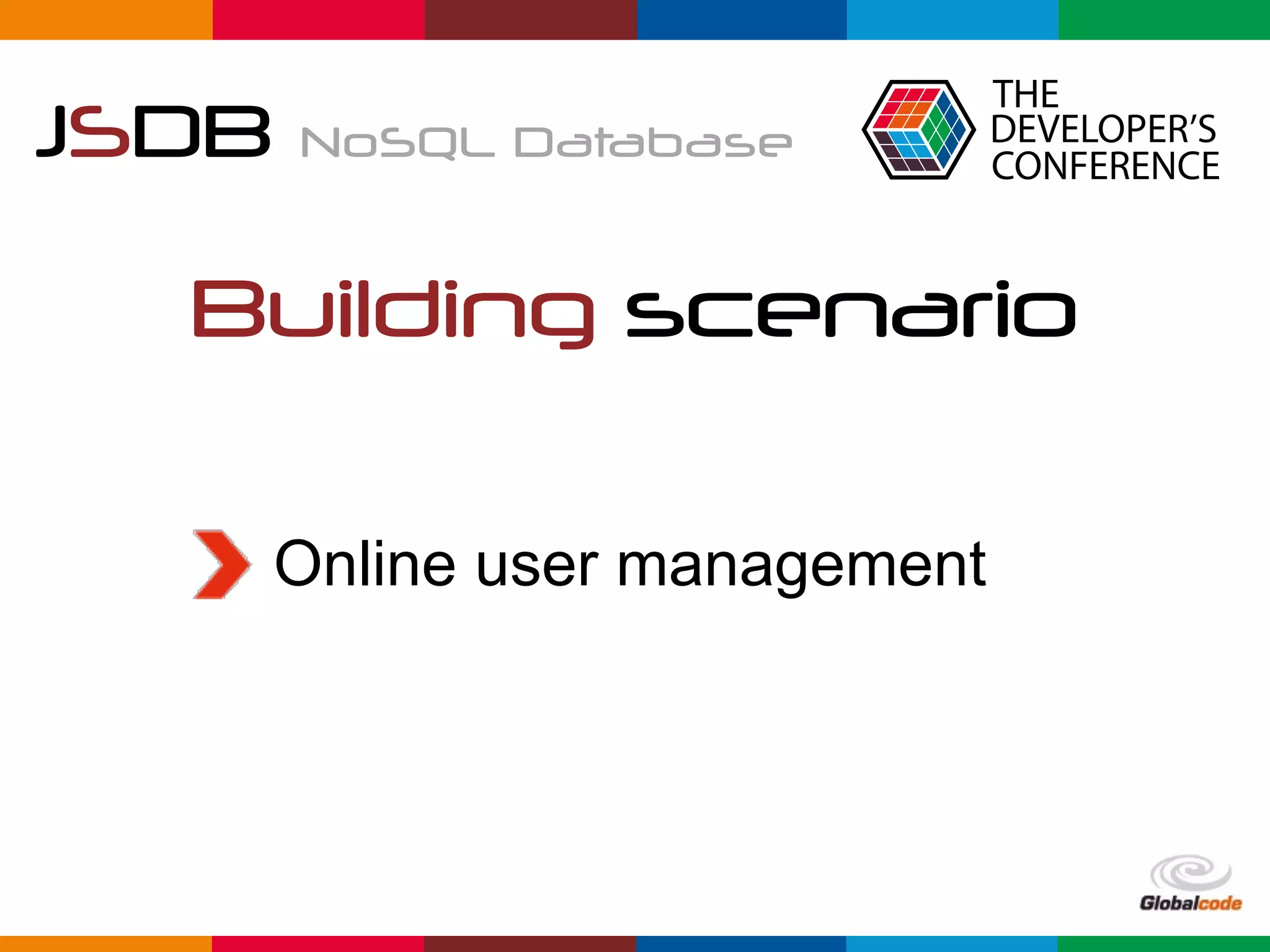 JSDB - NoSQL Funcional e Minimalista - TDC 2016 | PDF | Databases | Computer Software and ...