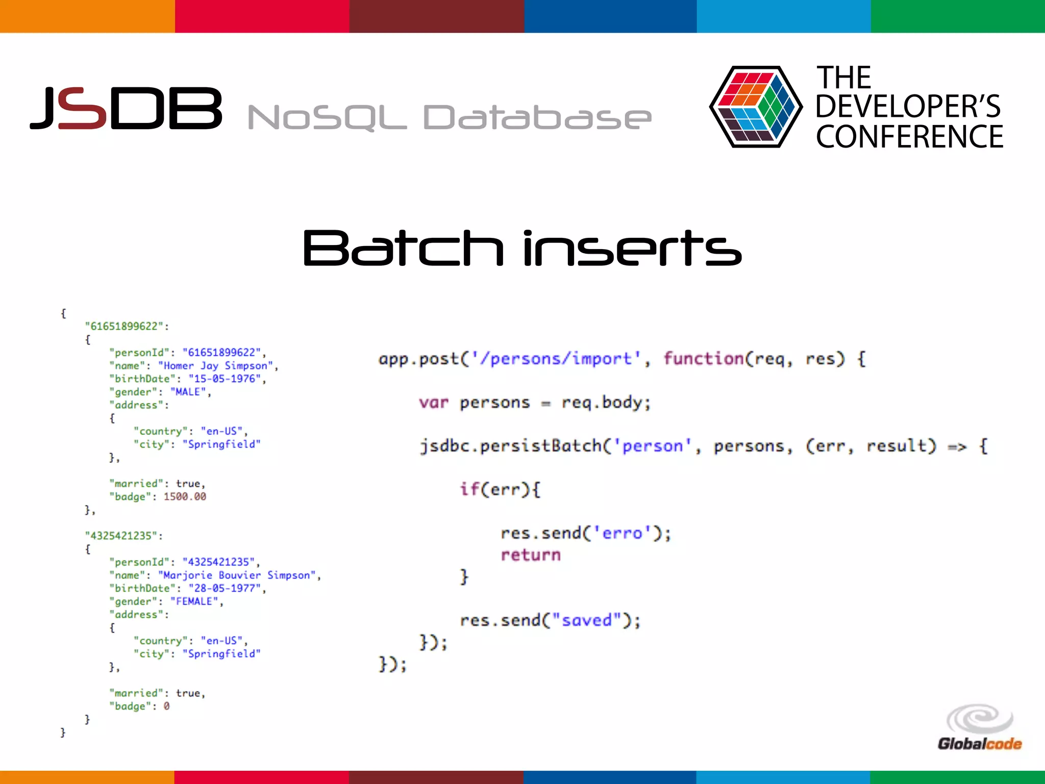 JSDB - NoSQL Funcional e Minimalista - TDC 2016 | PDF | Databases | Computer Software and ...