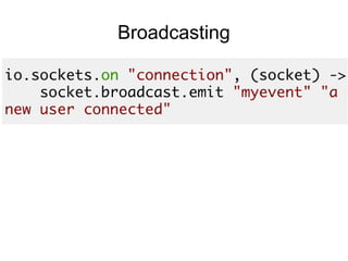 Real-time Web Application with Socket.IO, Node.js, and Redis | PPT