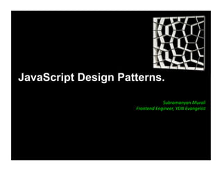 JavaScript Design Patterns Overview | PPT