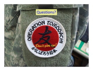 Jsdf logistical capability lessons learned from 3 11 | PPT
