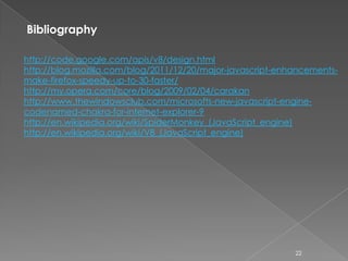 Js engine performance | PPT