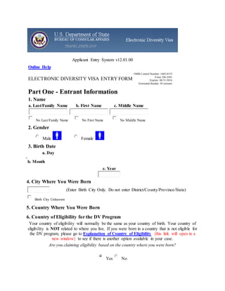 Dv form | PDF