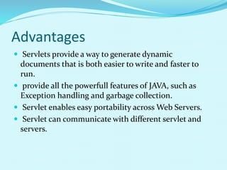 J servlets | PPTX