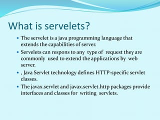 J servlets | PPT