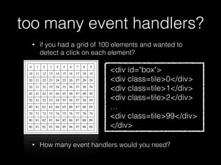 The Fine Art of JavaScript Event Handling | PPT
