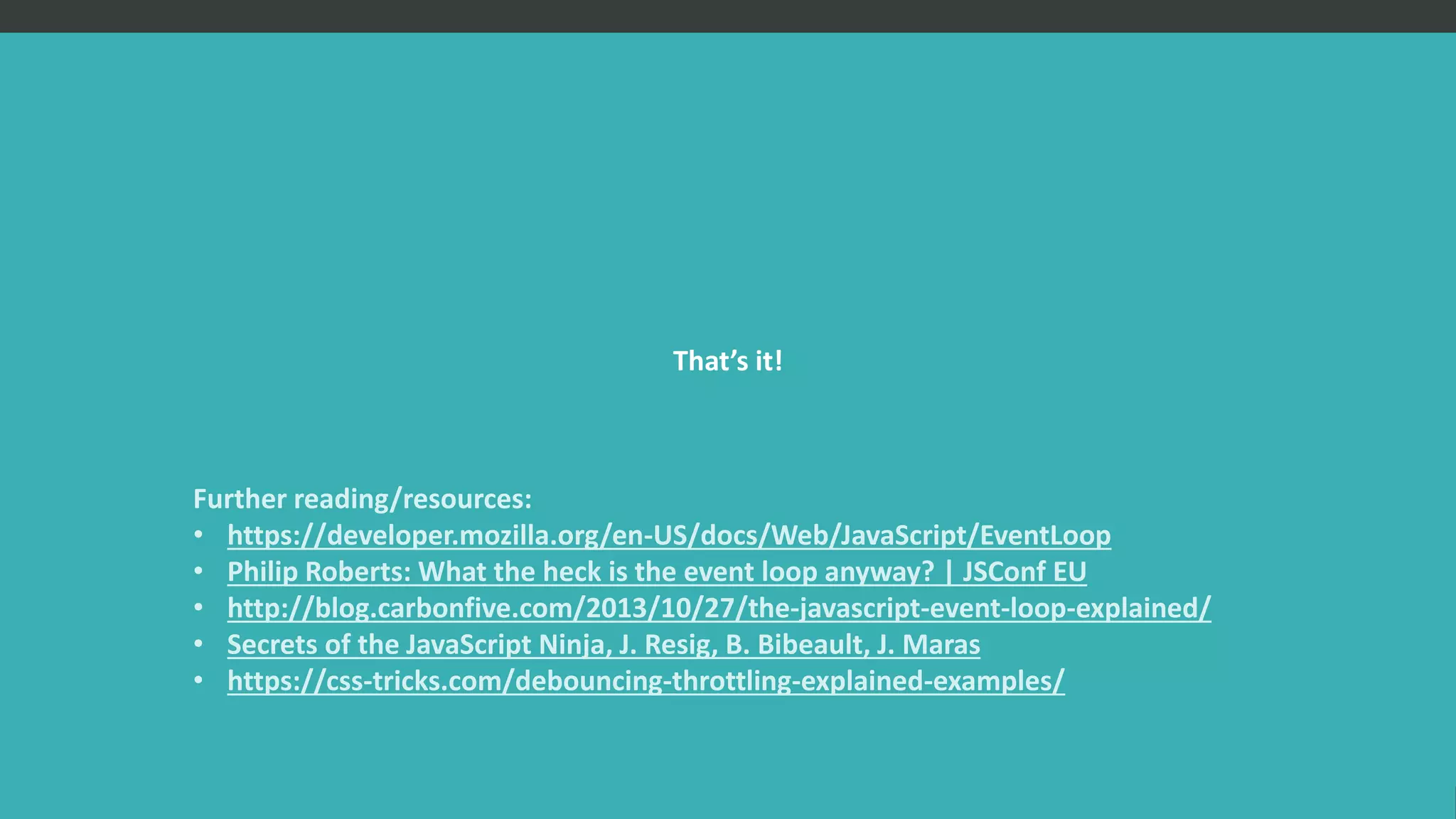 All You Need To Know About The Javascript Event Loop Ppt