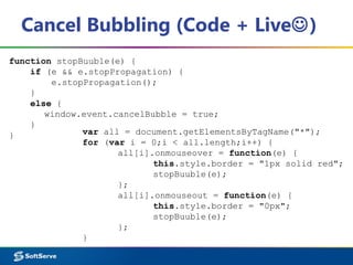JavaScript: Events Handling | PPT