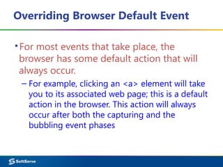 JavaScript: Events Handling | PPT