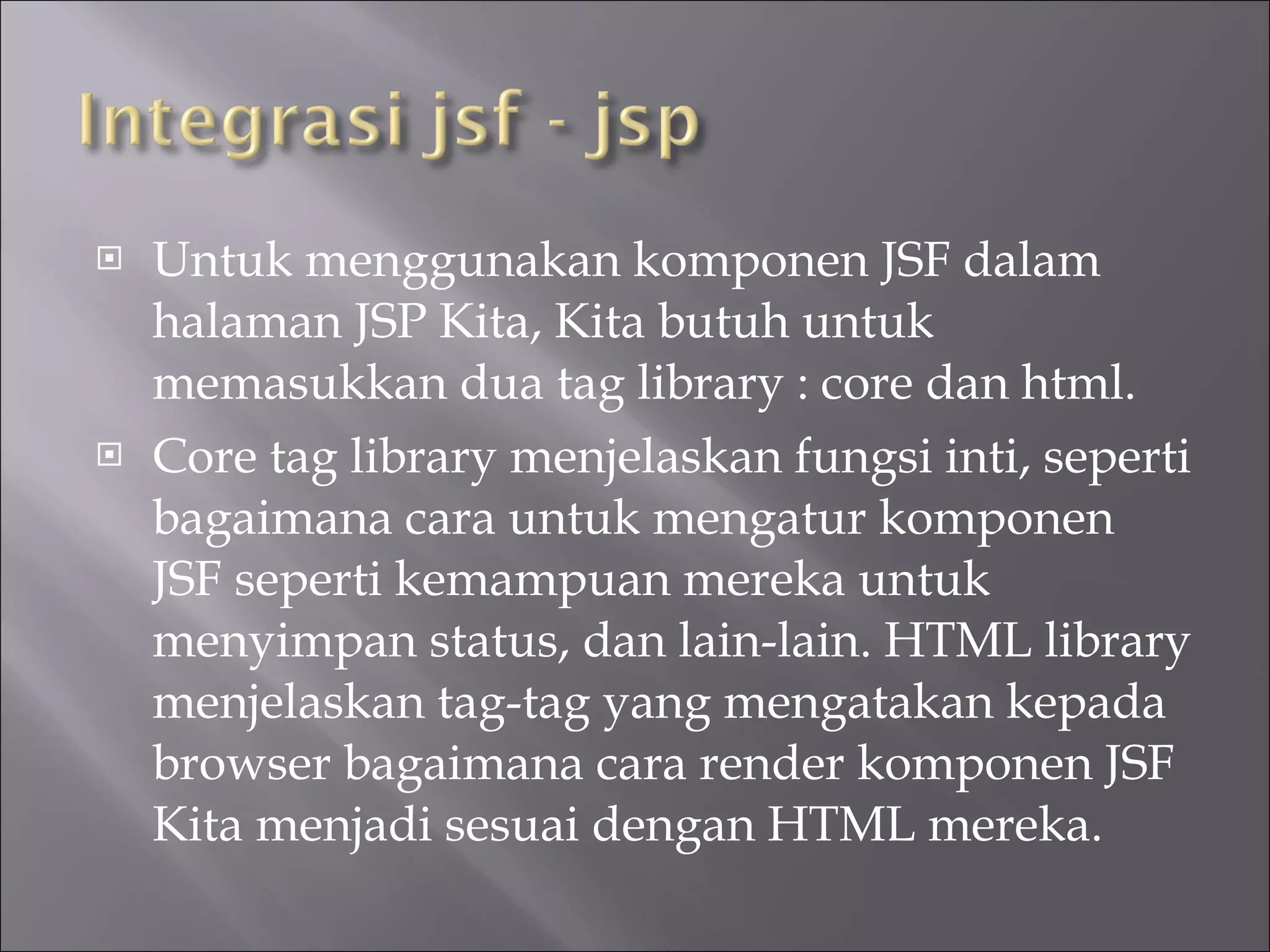 Jsf | PPT