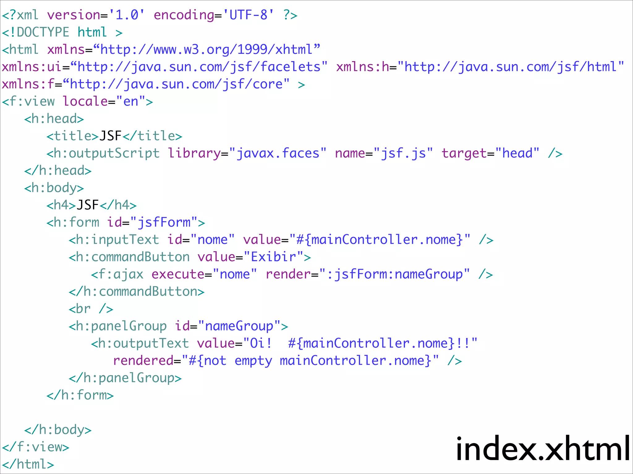 Java Server Faces Ppt
